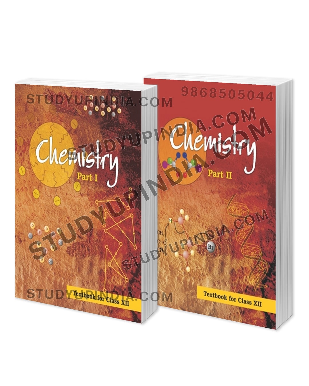 NCERT Class 12 Chemistry Part I II English Medium 2 Books